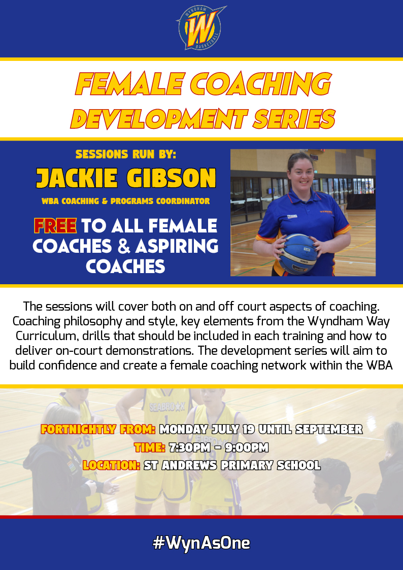 Female Coach Development Program - Wyndham Basketball