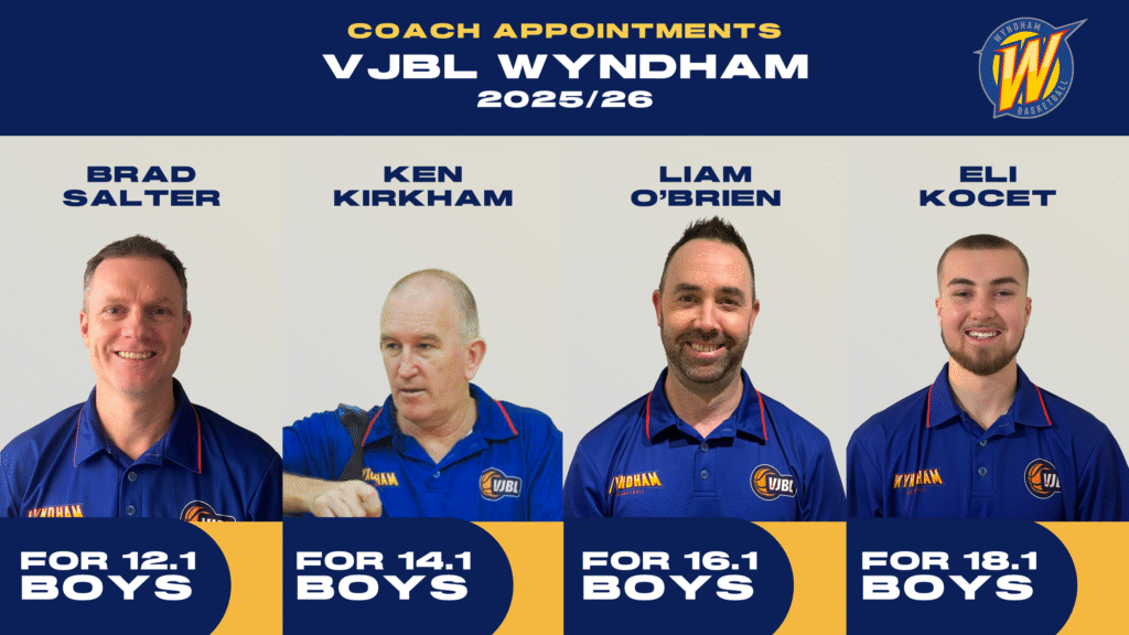 📣 VJBL Wyndham 2025/26 Boys Coaches Announced - Wyndham Basketball